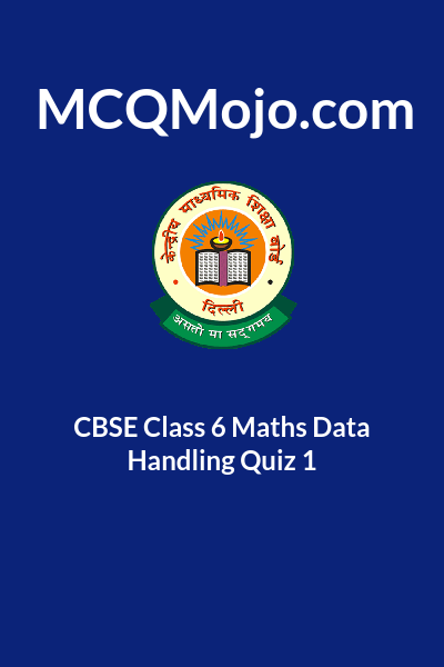 CBSE Class 6 Maths Data Handling Quiz 1